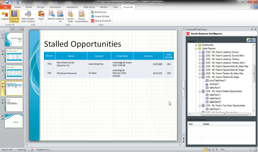 BI plugin for Excel and Powerpoint - Edward's Oracle Blog
